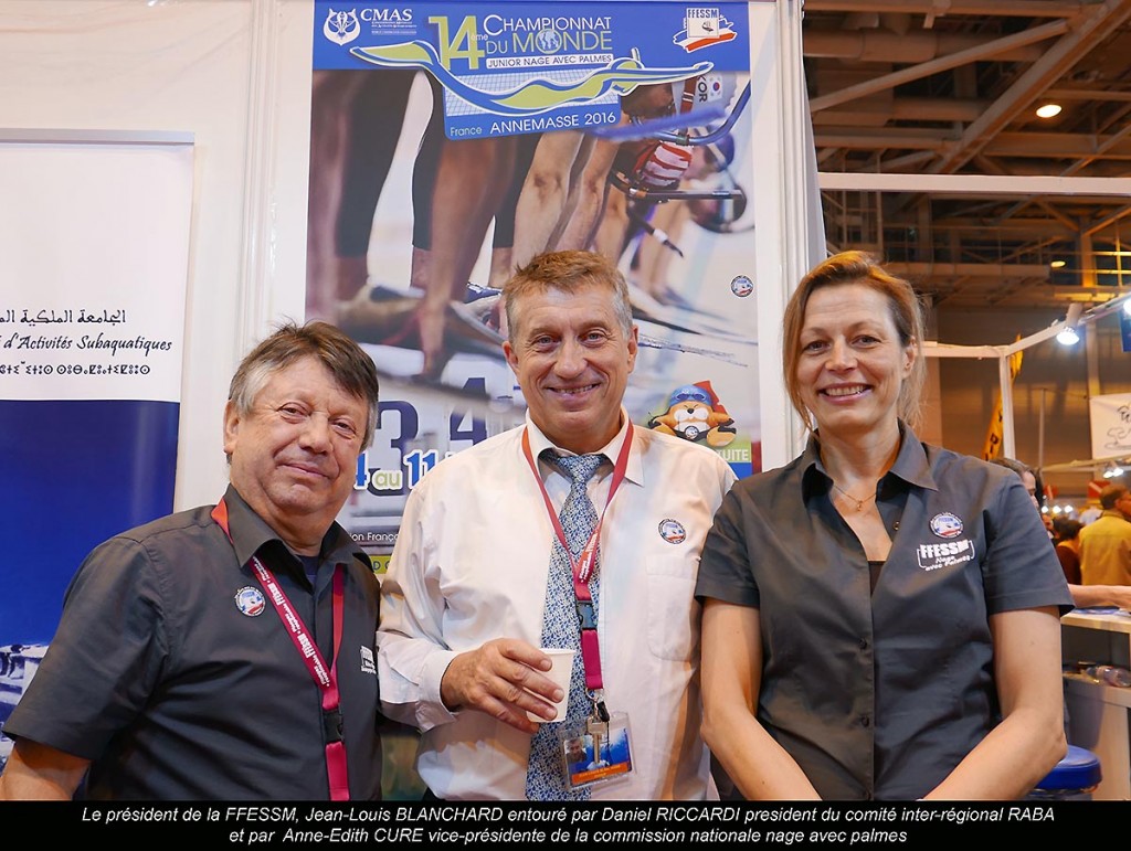 Le président de la FFESSM sur le stand des championnats du monde NAP ...